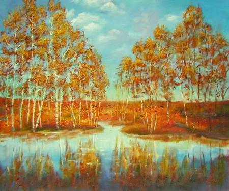 Příroda - Ručně malavaný obraz | e-obrazy.cz